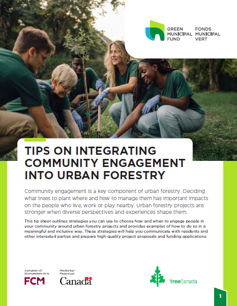 Tip Sheet: Community engagement in urban forestry projects